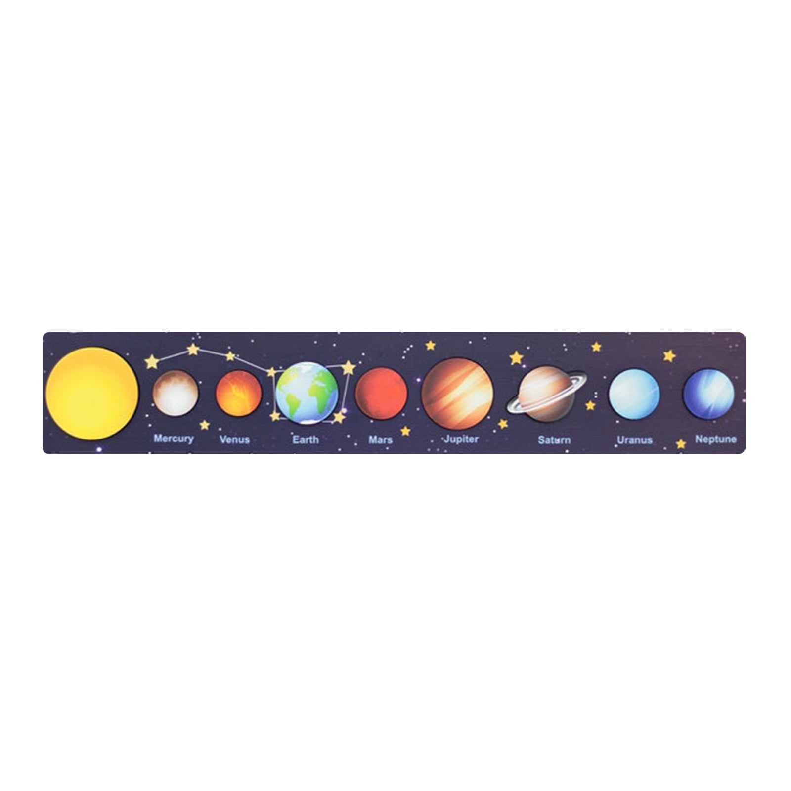 Desk Accessories Desktop Ornament Wooden Solar System Universe Learning ...