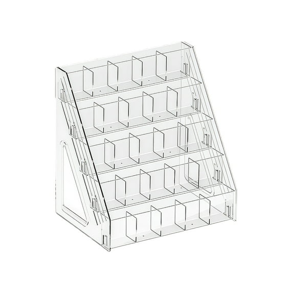 Desk Art Marker Organiser Multi Compartments Clear Acrylic Marker Pen ...