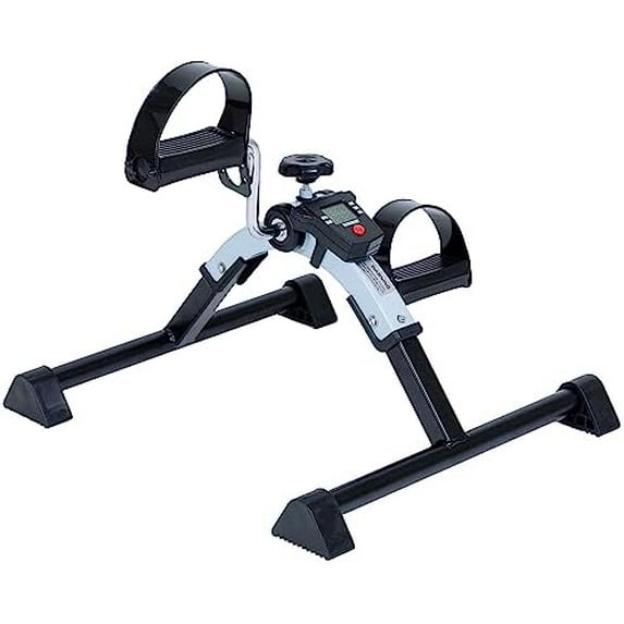 Under Desk Bike Pedal Exerciser with Electronic Display - Fully ...