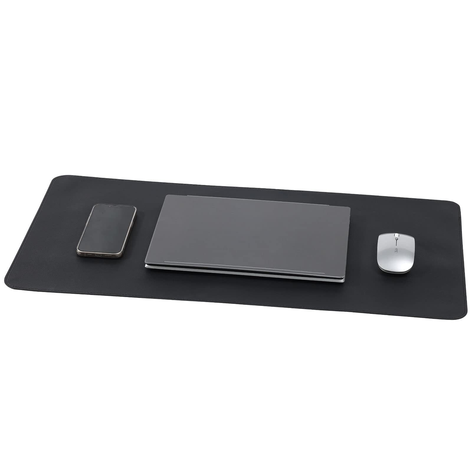 Desk Blotter Pad,27x13 inch PU Leather Computer Mouse Mat,Non-Slip ...