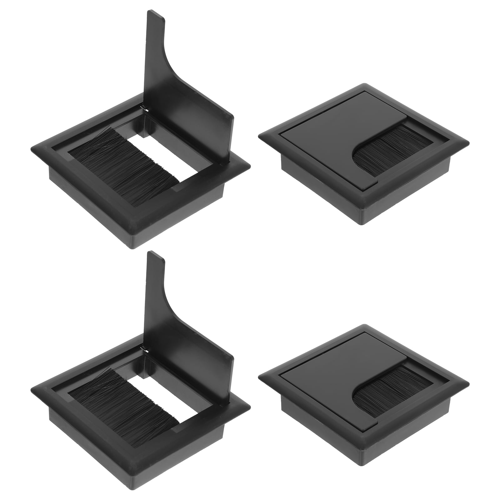 ifundom Cable Management Desk Grommet Black ABS 4Pcs - Walmart.com