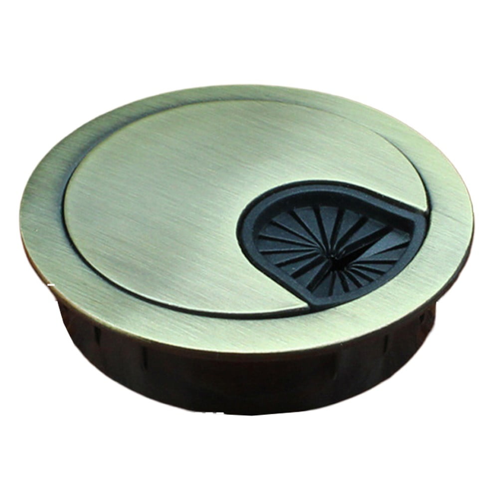 Desk Cable Hole Cover Cable Hole Cover 80mm Round Hole Desktop Cable ...