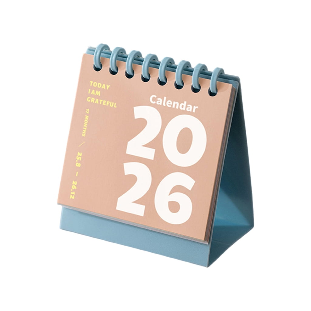 Desk Calendar 12 month Referances from 01/2026 to 12/2026 Office Home ...