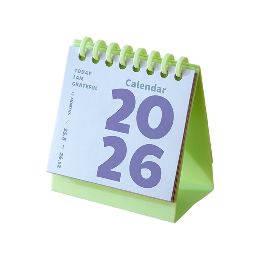 Desk Calendar 12 month Referances from 01/2026 to 12/2026 Office Home ...