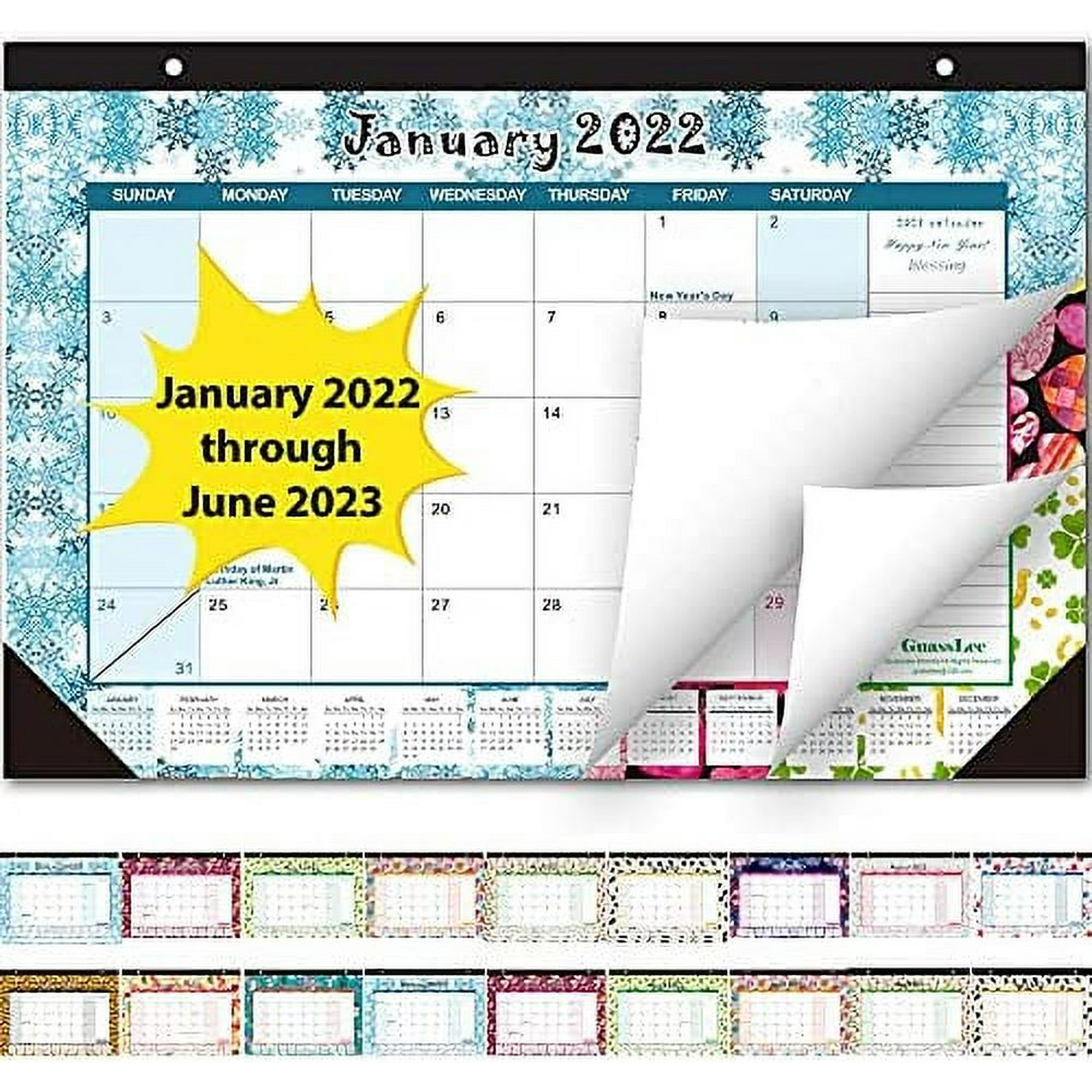 January 2022 Desktop Calendar