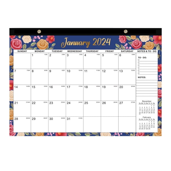 Desk Calendar Cover Plastic