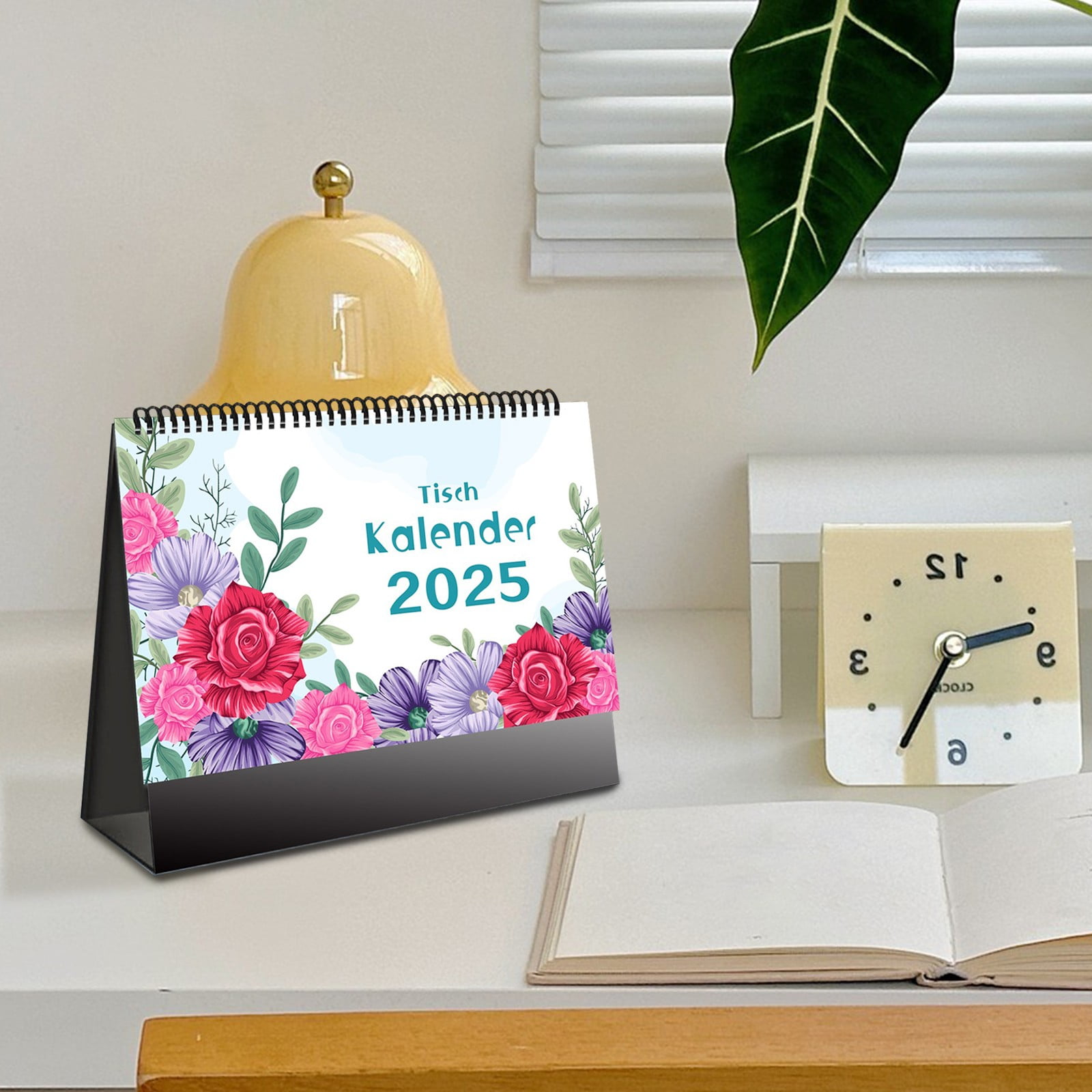 Desk Calendar, 2024-2034 Desktop Calendar Medium Small Sized Stand Up ...