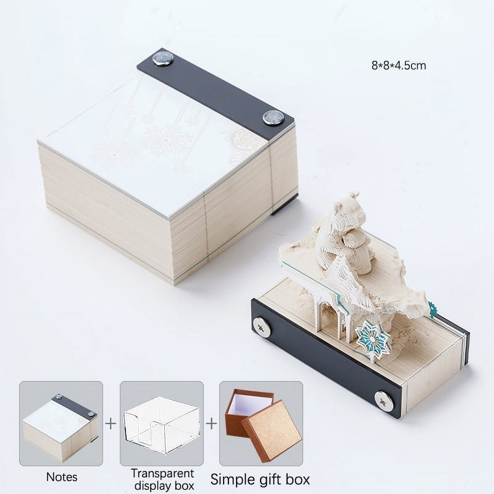 Desk Calendar,2024 Calendar Memo Pad,Creative Desk Calendar DIY Notes ...