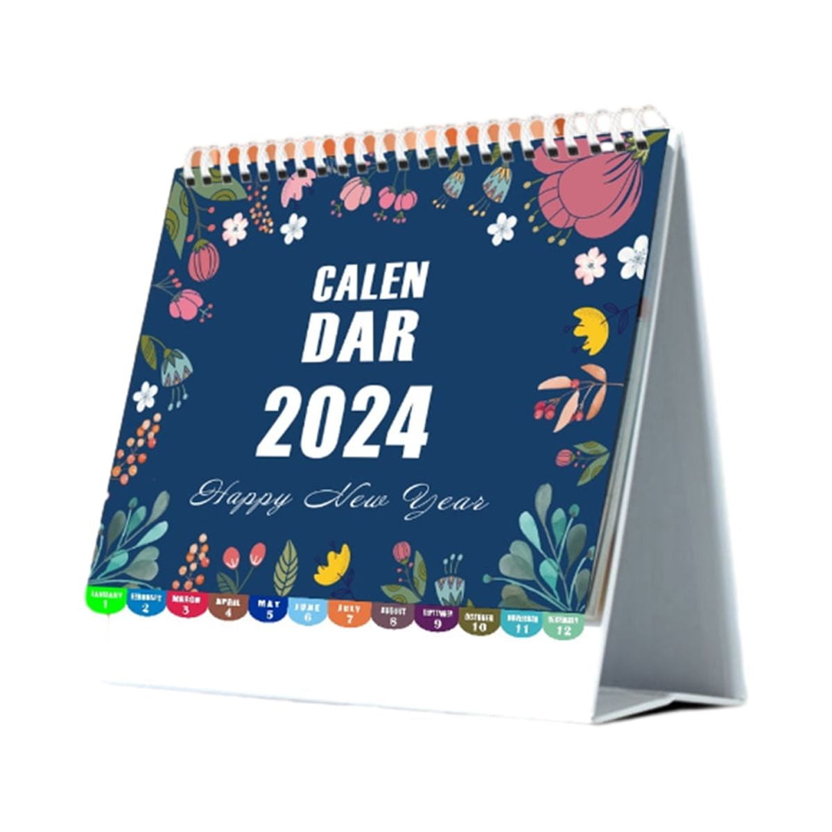 Desk Calendar 2024, Runs From January until Dec 2024, Standing Flip ...