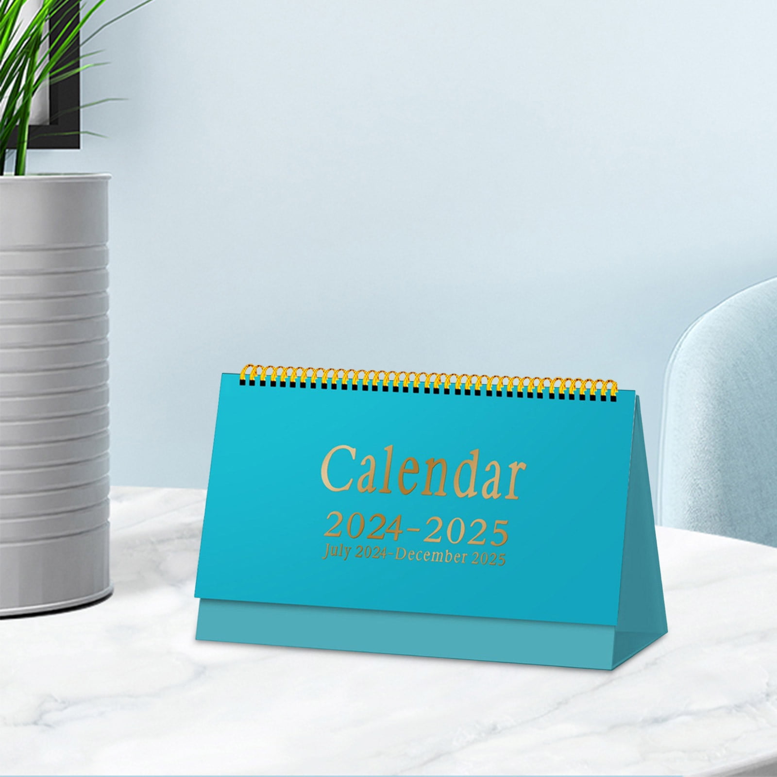 Desk Calendar 2025, 2024-2025 English Simplified Desktop Calendar Plan ...