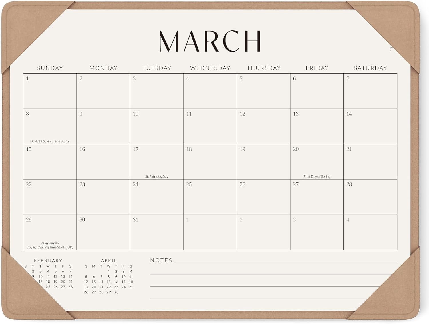 Desk Calendar 2026-2027 with Desktop Mat, Pad From Now to June 2027 ...