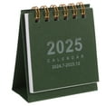Desk Calendar Desk 2025 Table Calendar Desktop Calendar Spiral Binding ...