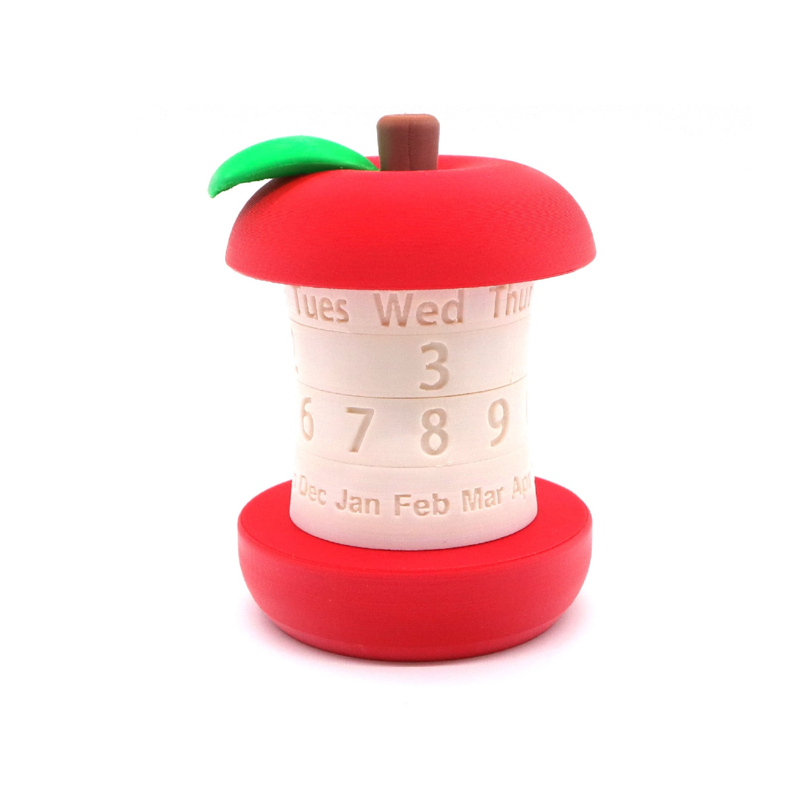 Desk Calendar | Fruit Core Rotating Perpetual Calendar | Aesthetic ...