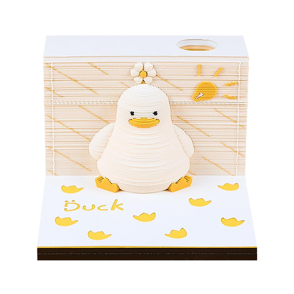 Desk Calendar Gift Hand-torn Note Paper 3d Paper Three-dimensional ...