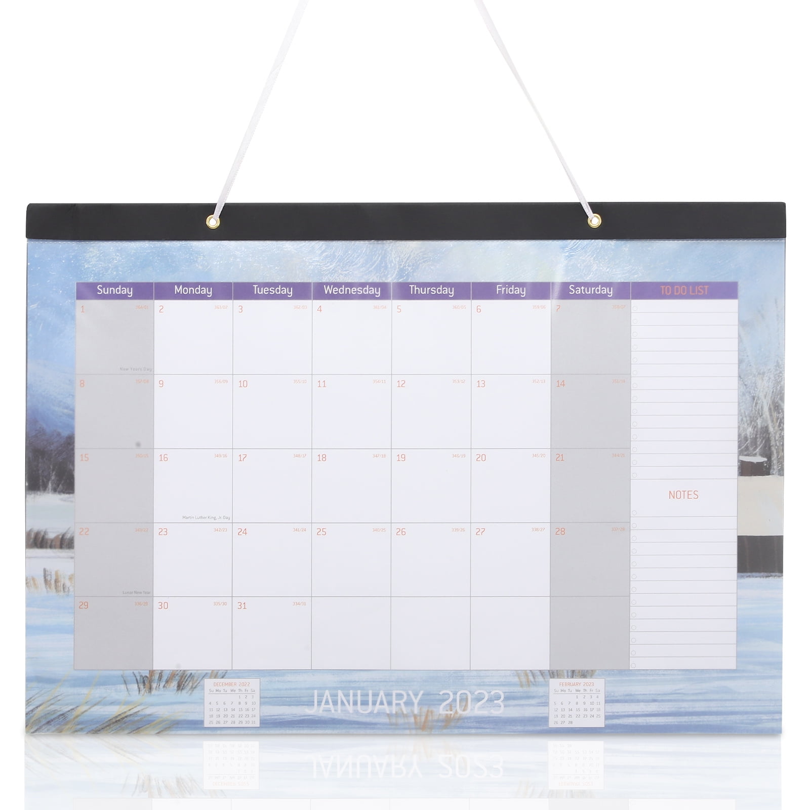Desk Calendars 12 Monthly Wall Spiral Planner Block for 2023 Family ...