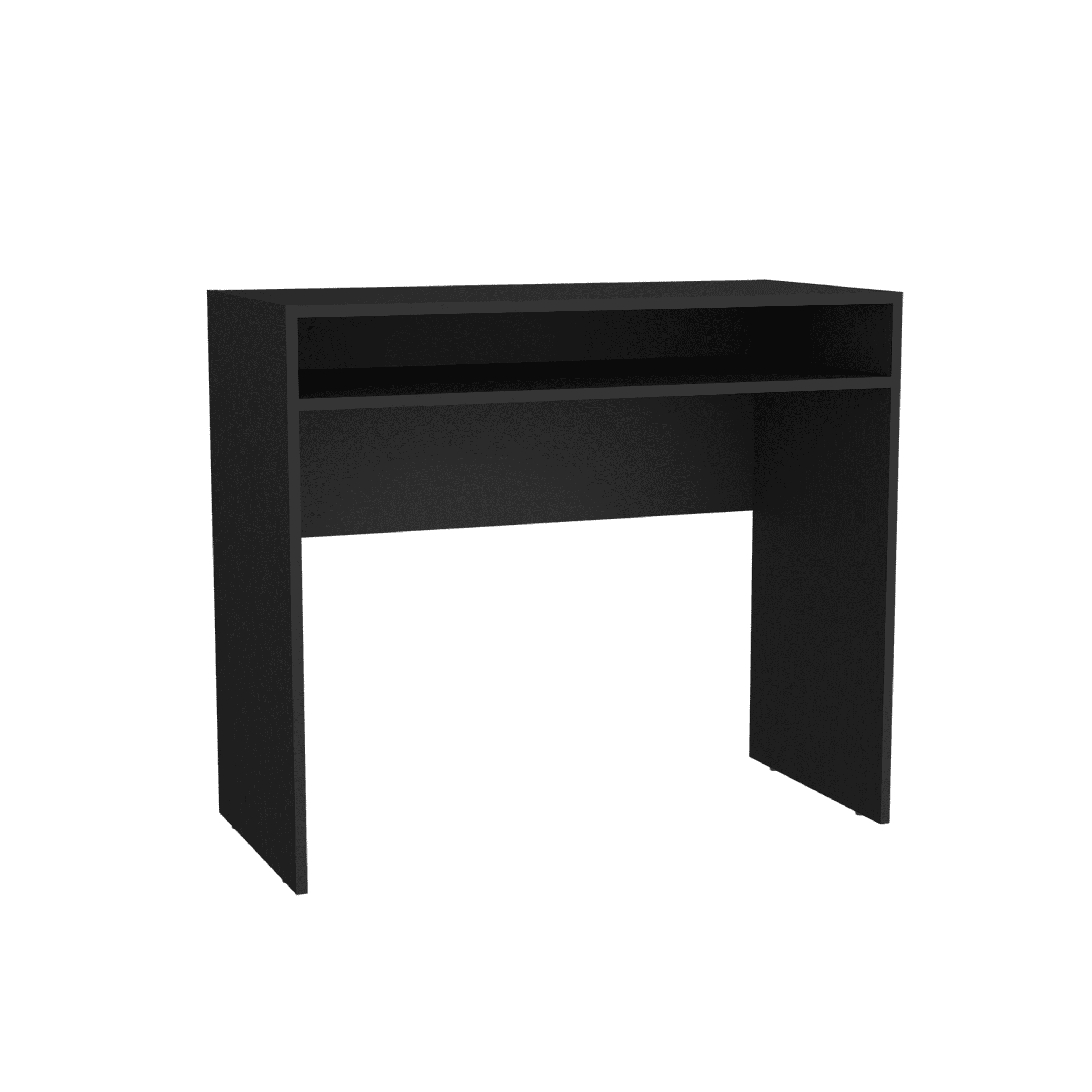 Desk Caraway,Office,Black,Black Engineered Wood Furniture Office Desks ...