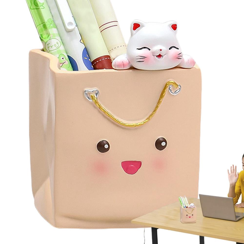 Desk Cartoon Pencil Holder Pen Display Pencil Organizer Desk Cartoon ...