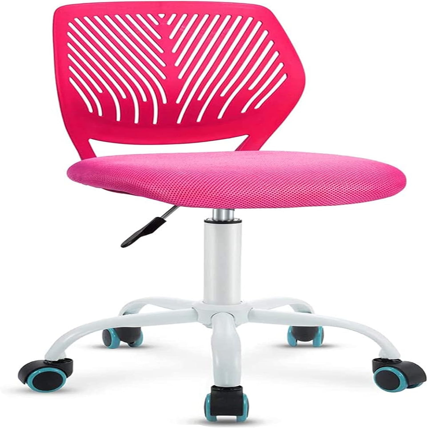 Desk Chair Adjustable Children Study Chair Swivel Chair Armless Mesh ...