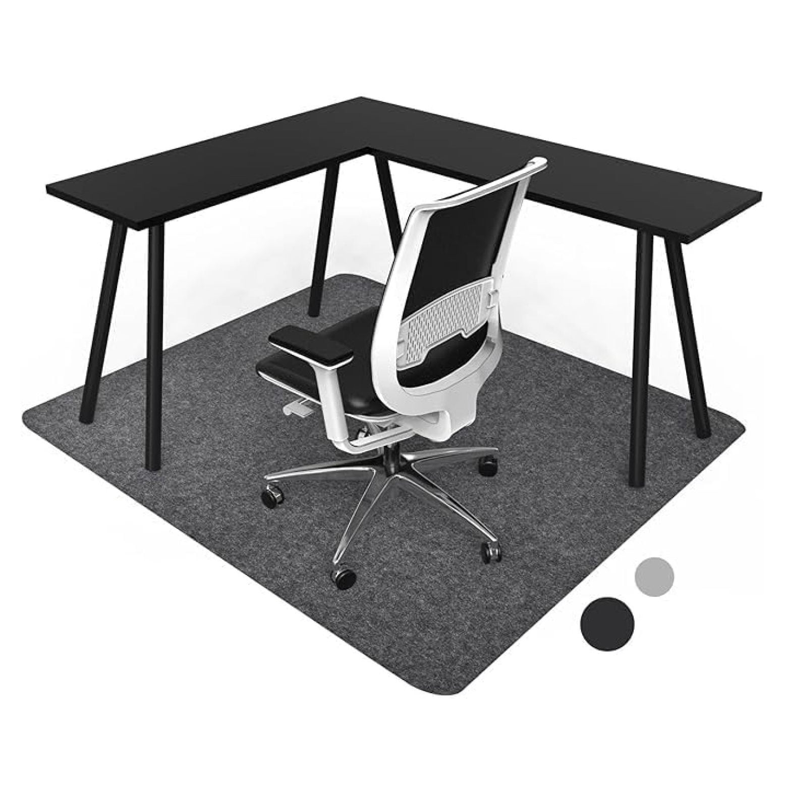 Desk Chair Mat for Hardwood Floor & Tile 55"x63" Office Chair Mat for ...