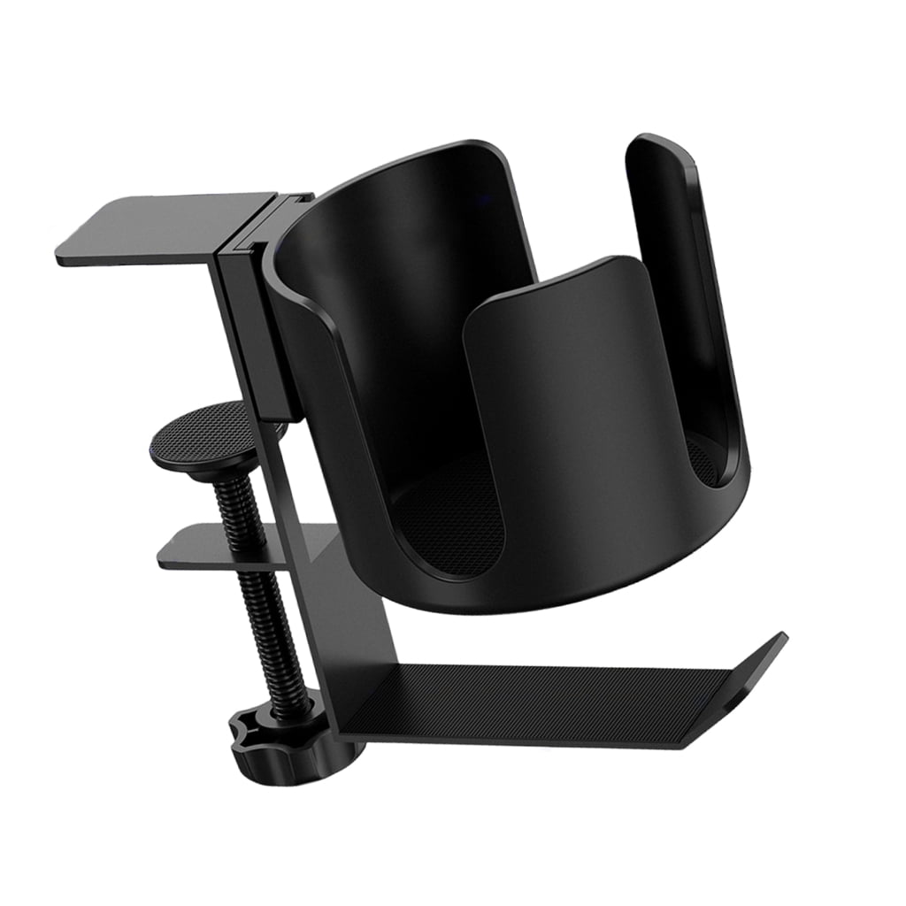 Desk Clamp Cup Bracket With Headphone Storage Hook Height Adjustable ...