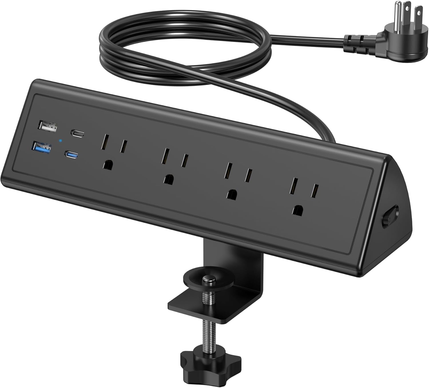 Desk Clamp Power Strip,20W Station,Surge Protector Nightstand Edge ...