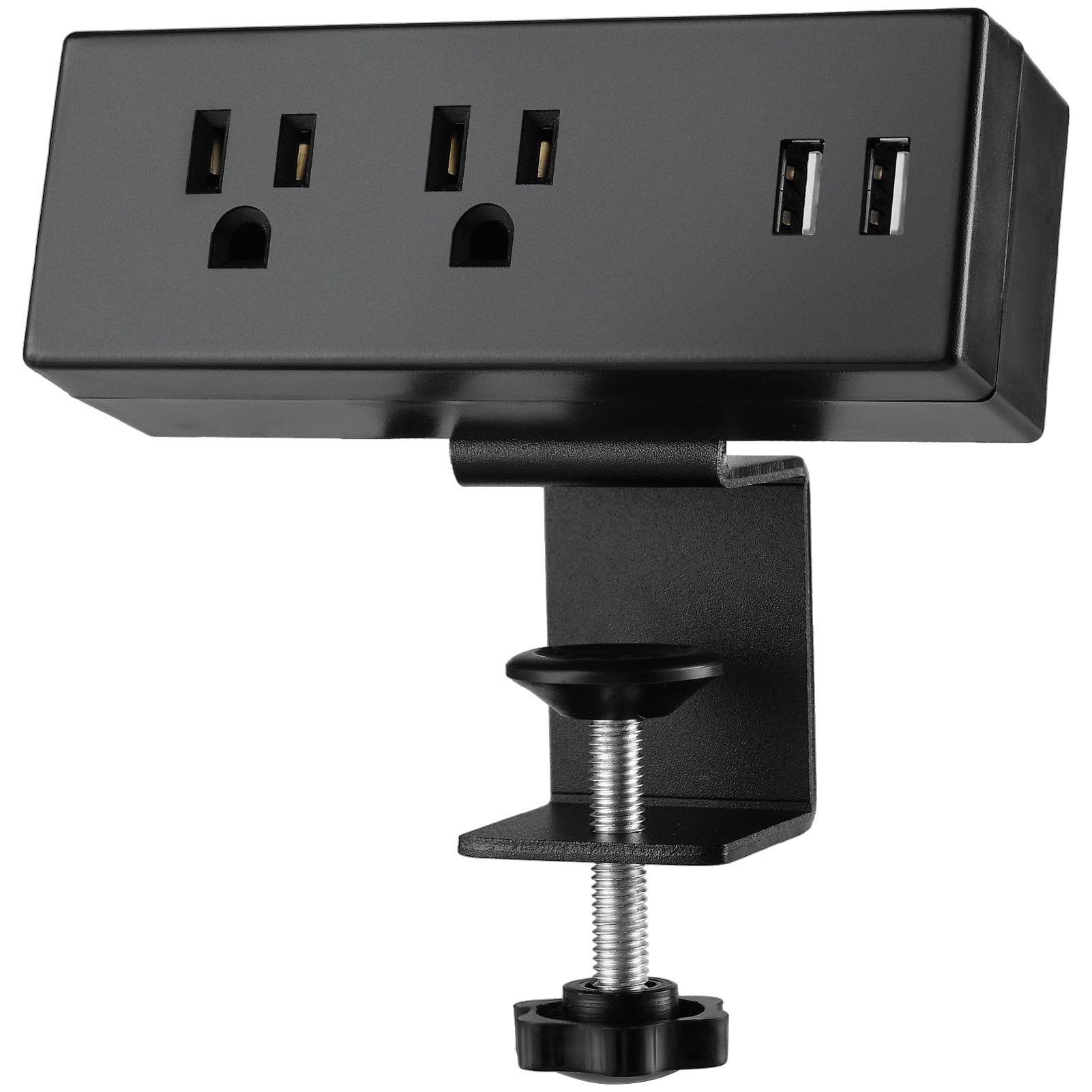 Universal Desk Clamp Power Strip with USB Ports, Mountable Outlets ...