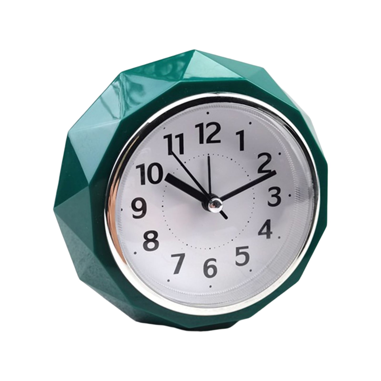 Desk Clock Precise Silent Night Light Battery Powered Non Ticking Table ...