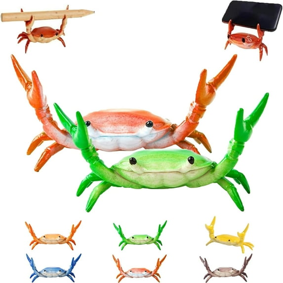 Desk Crab Pen Holder, Cute Crab-Shaped Pen Holder, 1/2/4/6 Pack ...