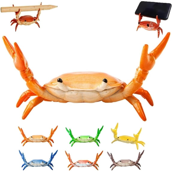 Desk Crab Pen Holder, Cute Crab-Shaped Pen Holder, 1/2/4/6 Pack ...