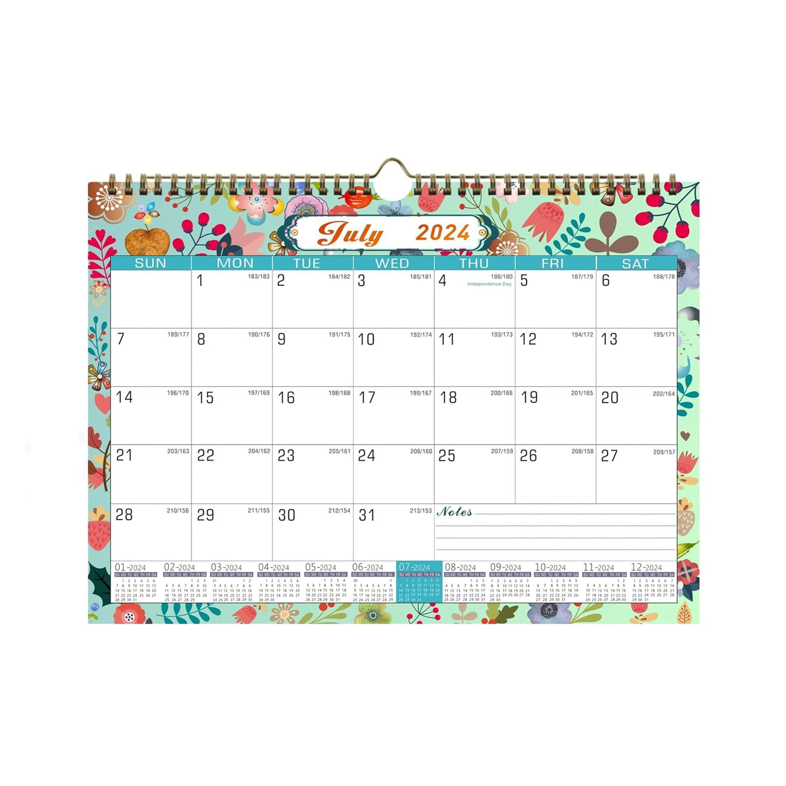 Desk Daily Calendar 2022 Flowers Wall Calendar 2022 Standing Flip ...