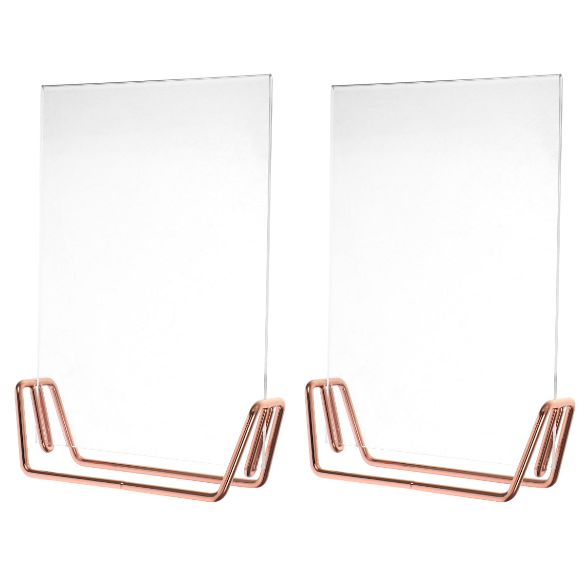 Desk Decor Office 2 Pieces Picture Display Frame Set up Stand Acrylic ...