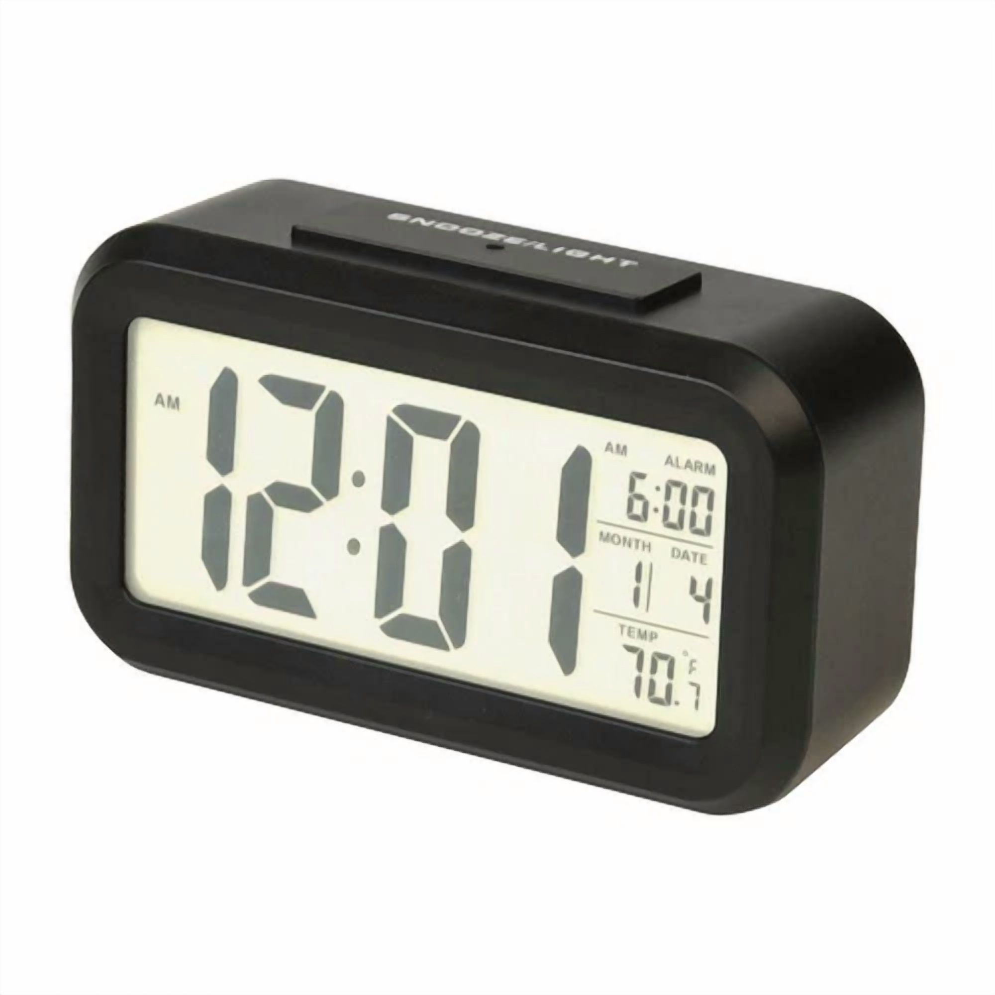 Desk Digital Time Calendar Weather Snooze Alarm Clock Led Backlight ...