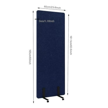 Stand Up Desk Store ReFocus Cubicle Panels, 70" W x 70" H Privacy Space ...