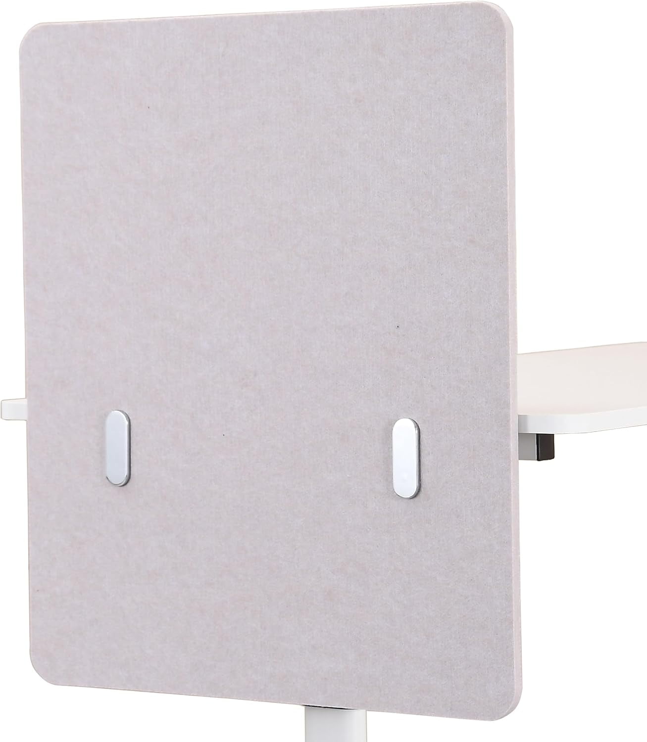 Desk Dividers Beige 20"×24",Clamp-on Acoustic Desk Divider Privacy ...