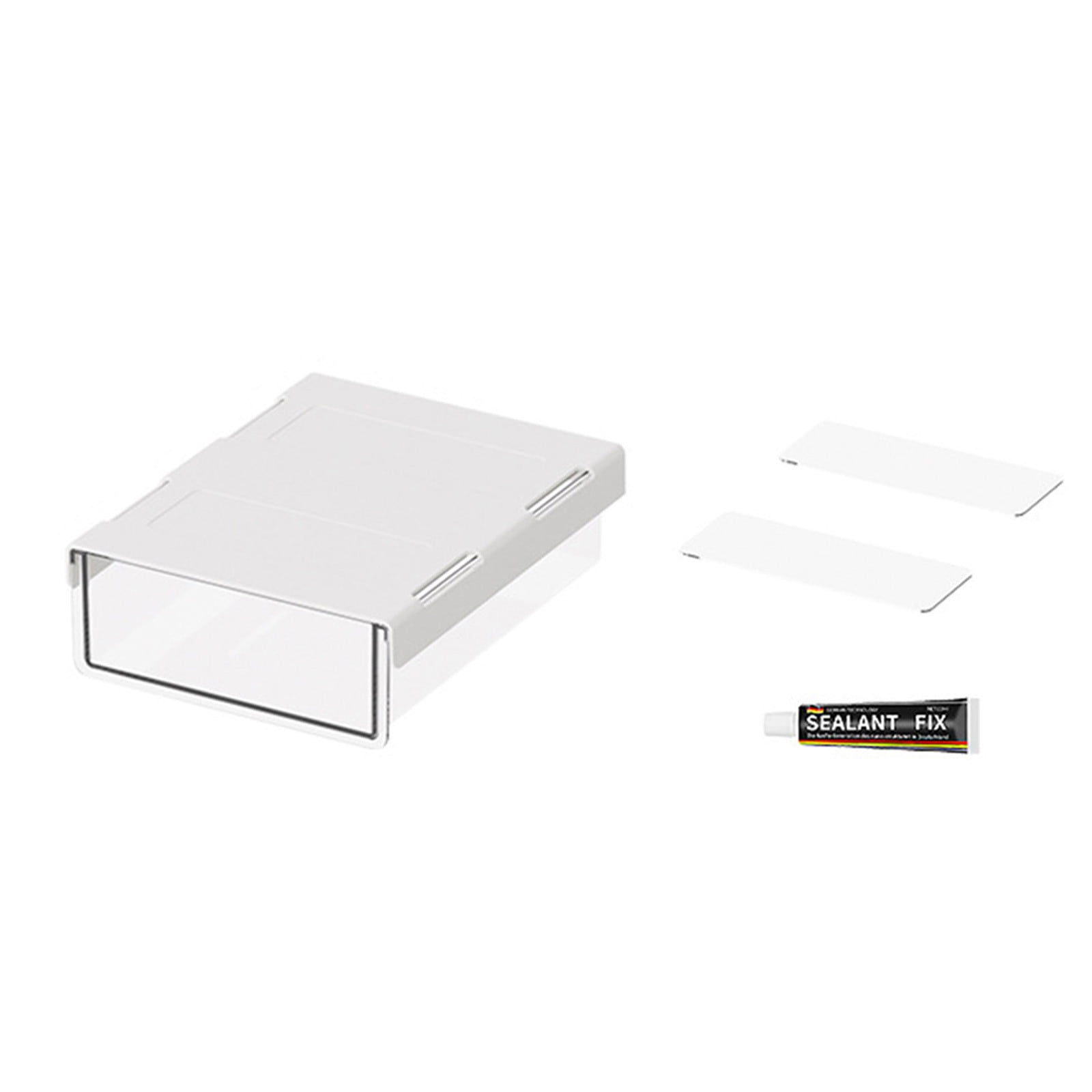 Desk Drawer Kadlawus Desk Drawer, Under Desk Invisible Storage Box, No ...