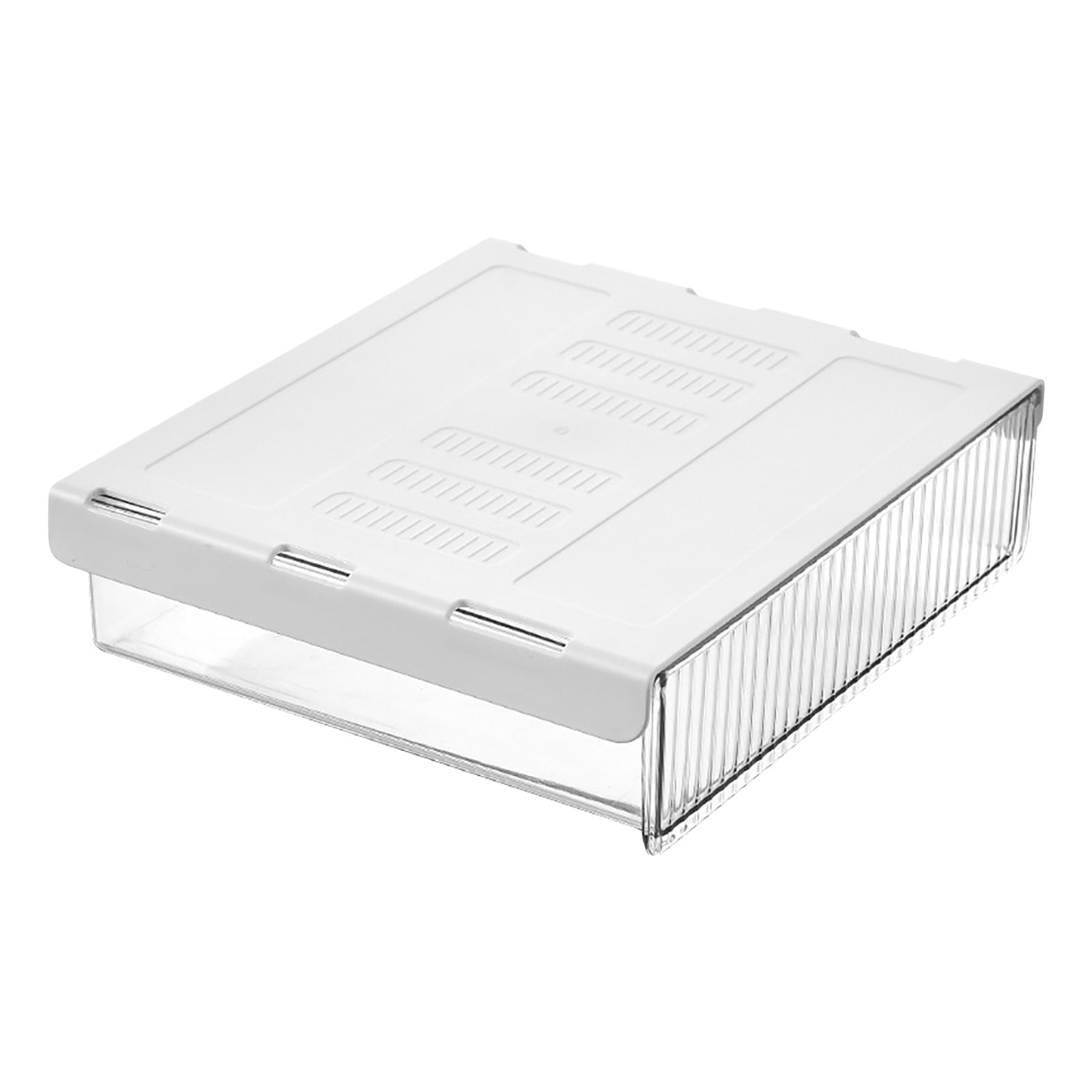 Under Desk Drawer Organizer, Self-Adhesive Plastic Storage Drawer ...