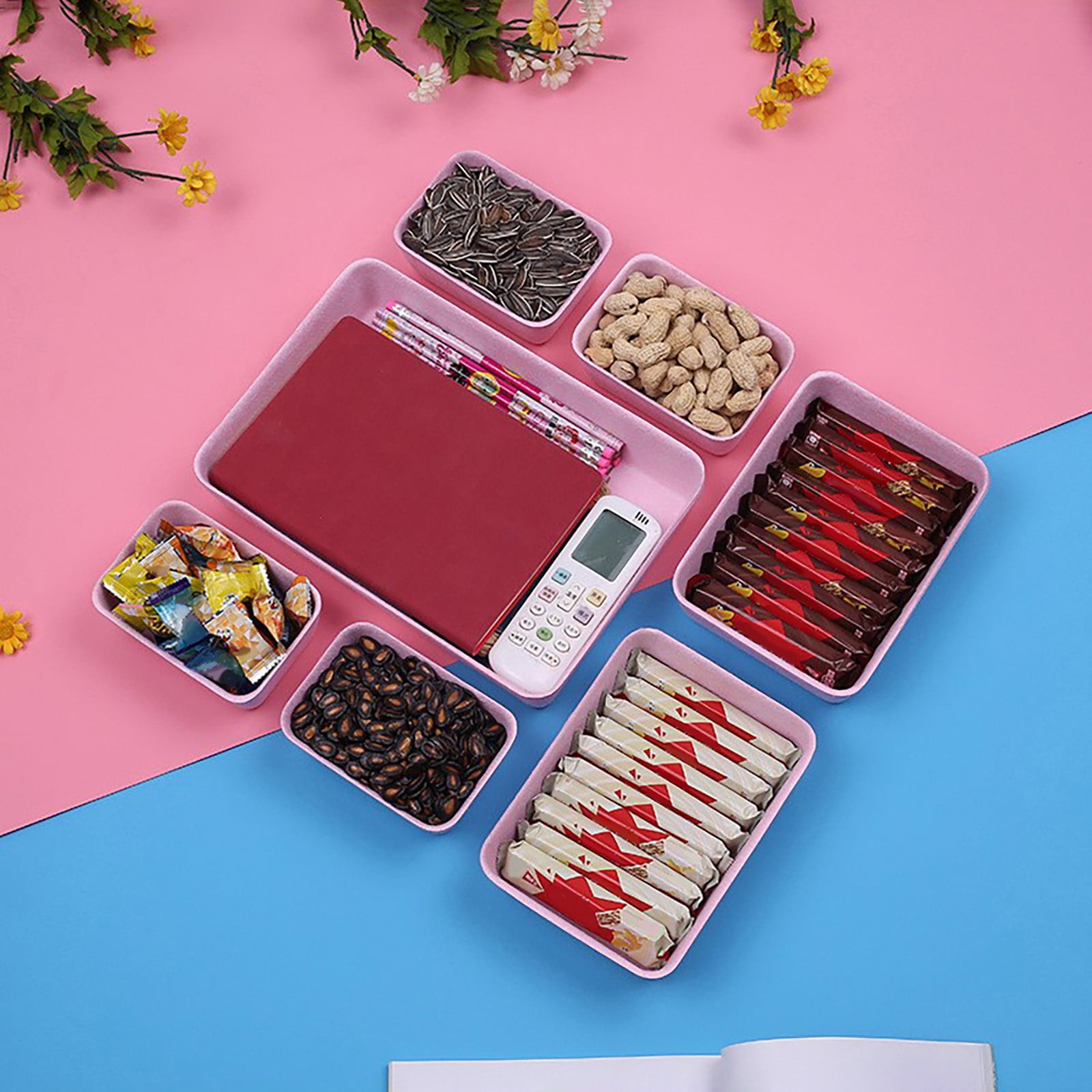 Desk Drawer Organizers Trays Felts Storage Bins Drawers Dividers ...