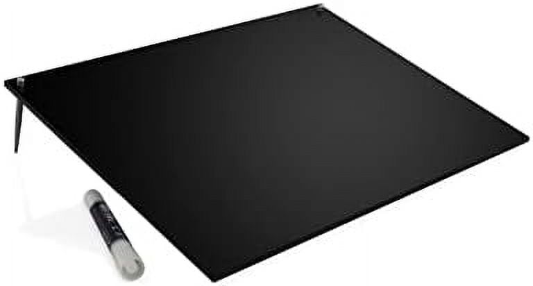 Desk Dry Erase Board with Erasable Marker | White, Black, Clear Acrylic ...