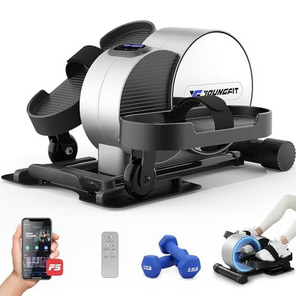 Under Desk Elliptical, Ellipse Leg Exerciser While Sitting for Seniors ...