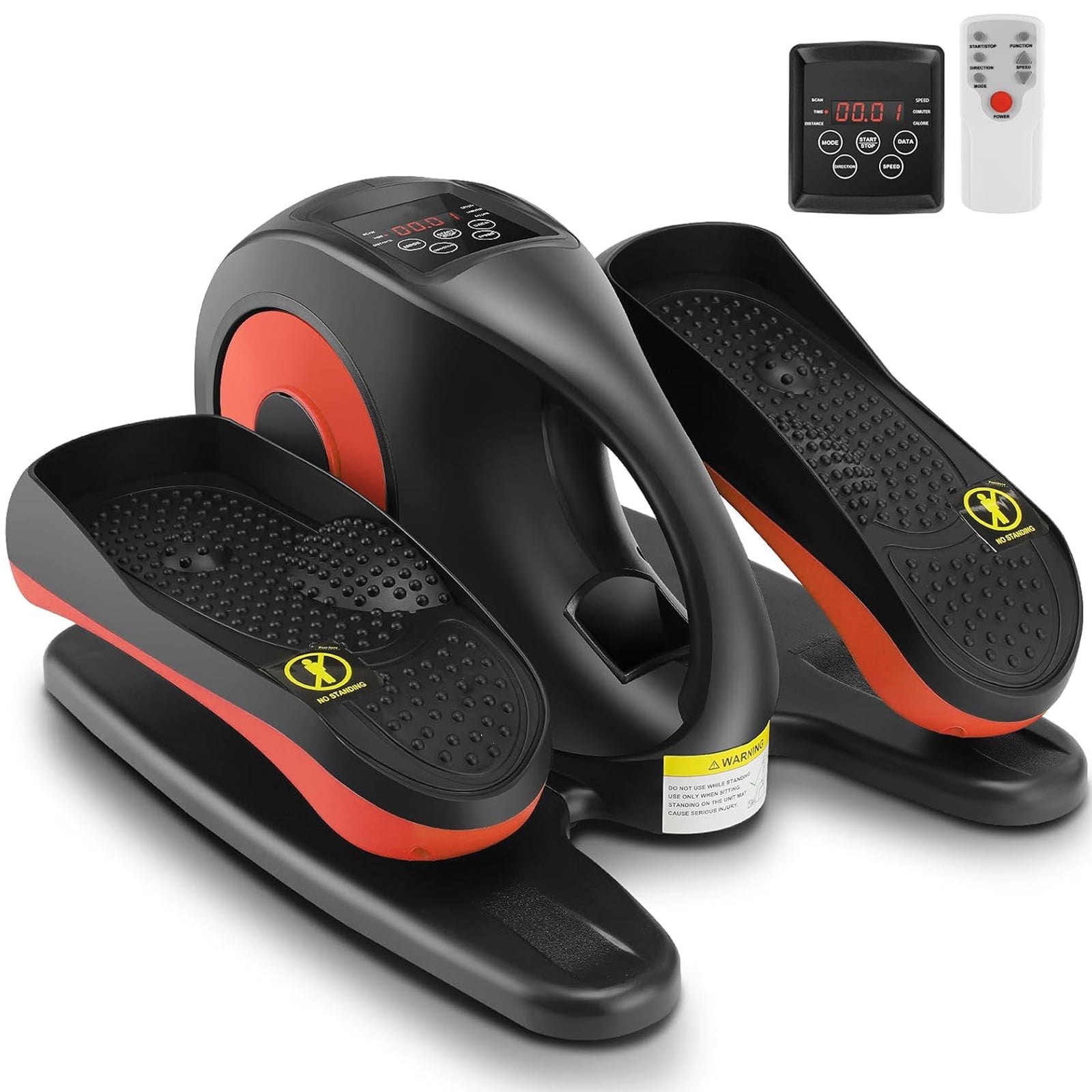 RICAN Under Desk Elliptical Exercise Machine, Electric Leg Exericser ...