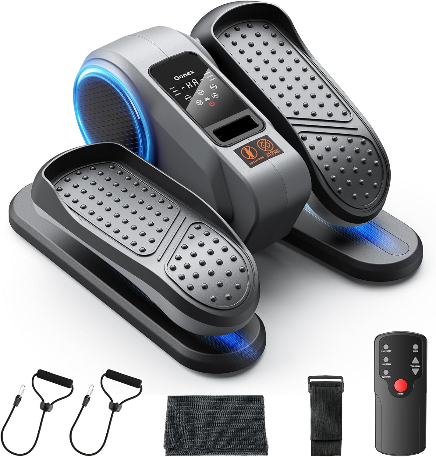 Under Desk Elliptical Exercise Machine for Seniors, Electric Ellipse ...