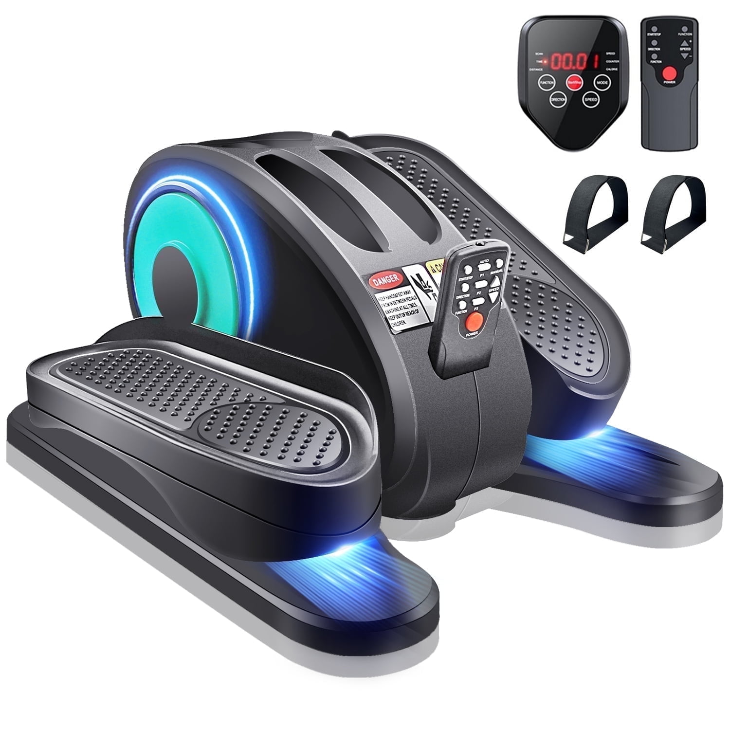 E-Shine Leisure Under Desk Elliptical, Leg Exerciser Machine for ...