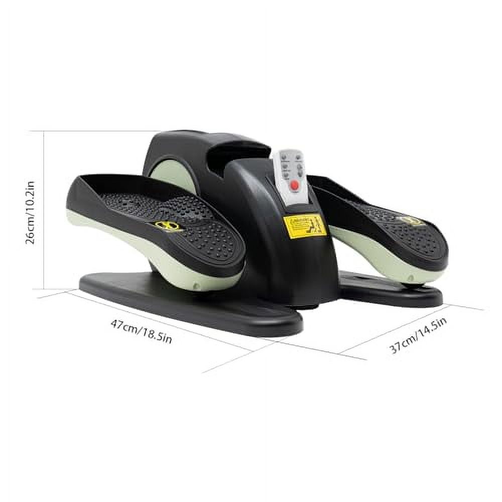 Under Desk Elliptical Machine, 55.12lbs Electric Seated Pedal Exerciser ...