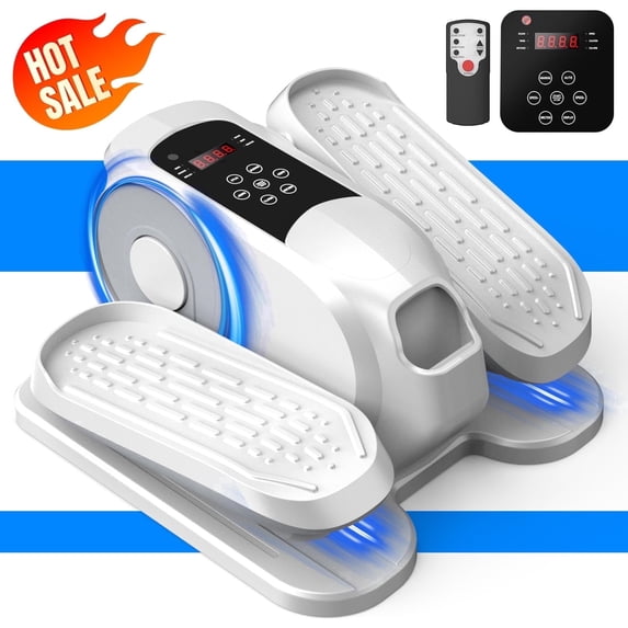 Funslim Under Desk Elliptical Machine, Quiet Electric Pedal Exerciser ...