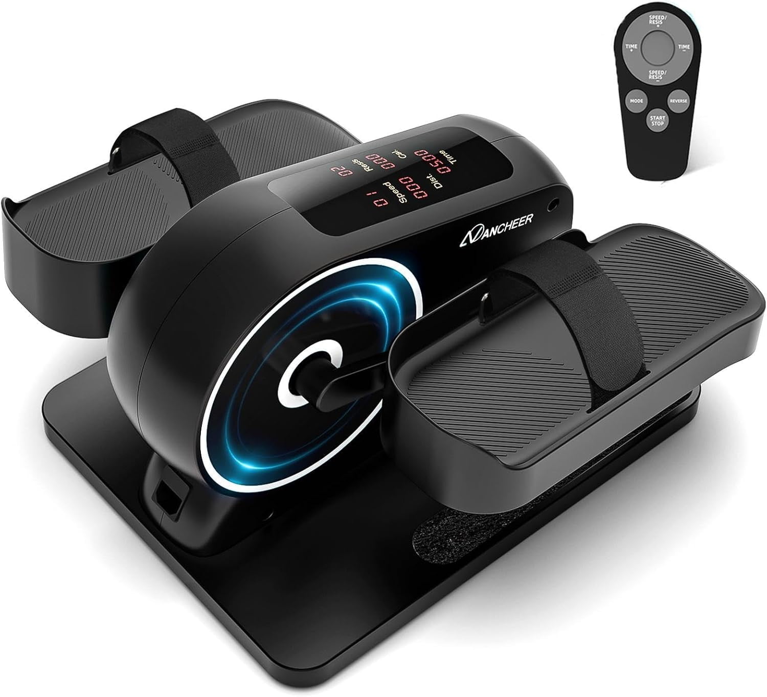 Under Desk Elliptical Machine, Ellipse Leg Exerciser for Seniors, Quiet ...