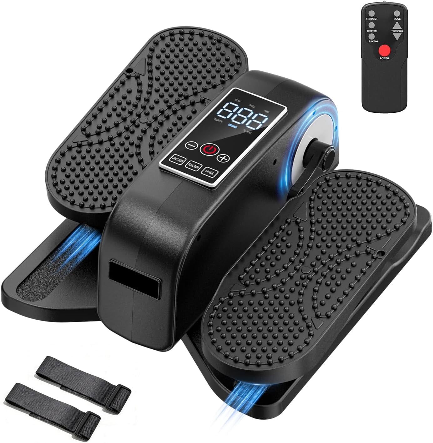 Under Desk Elliptical Machine - Quiet Motorized Exerciser with Remote ...
