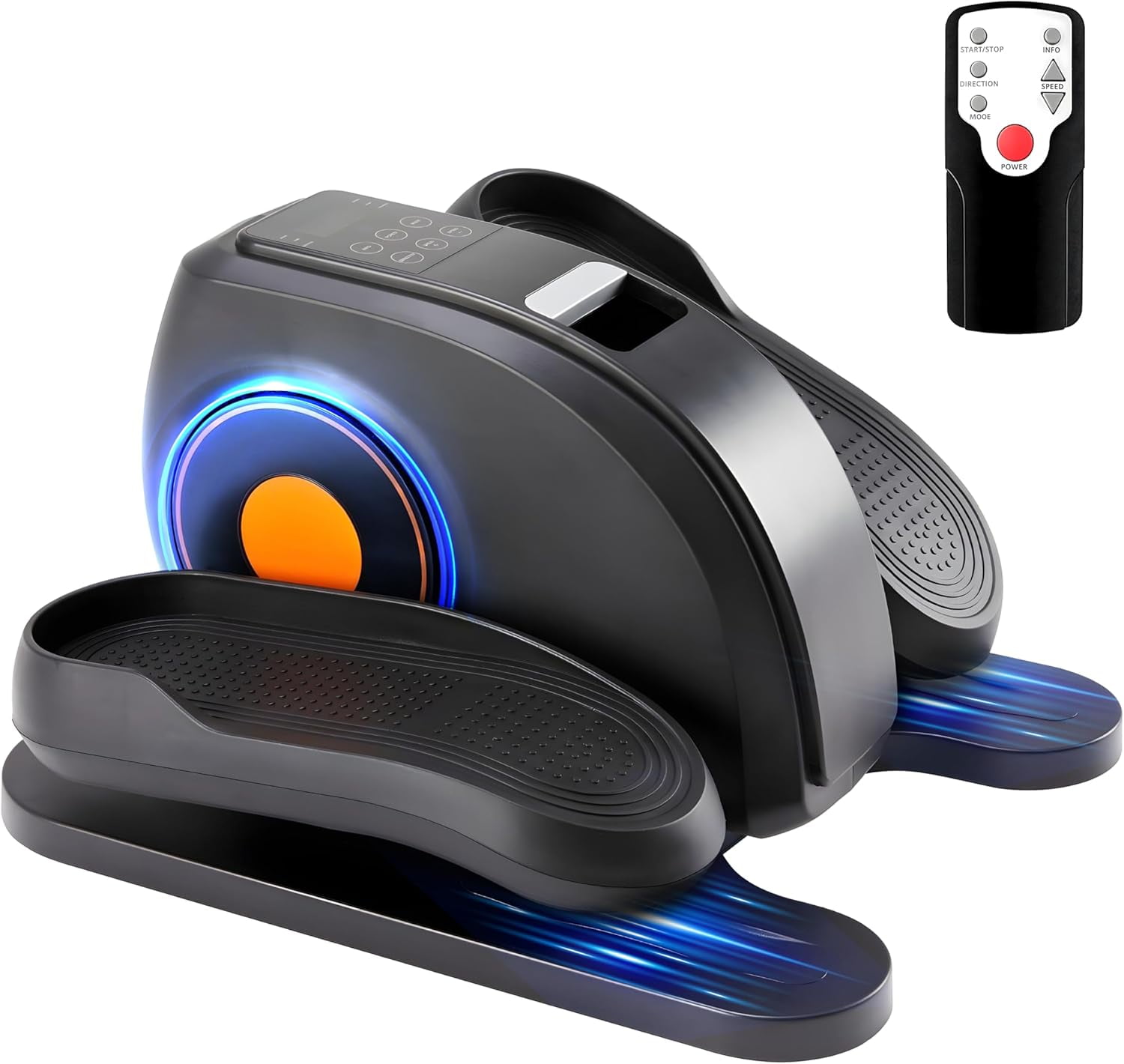 Under Desk Elliptical Machine with Remote Control, Electric Ellipse Leg ...