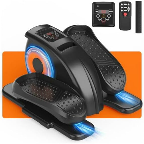 Under Desk Elliptical Machine for Senior Mini Elliptical Leg Exerciser ...