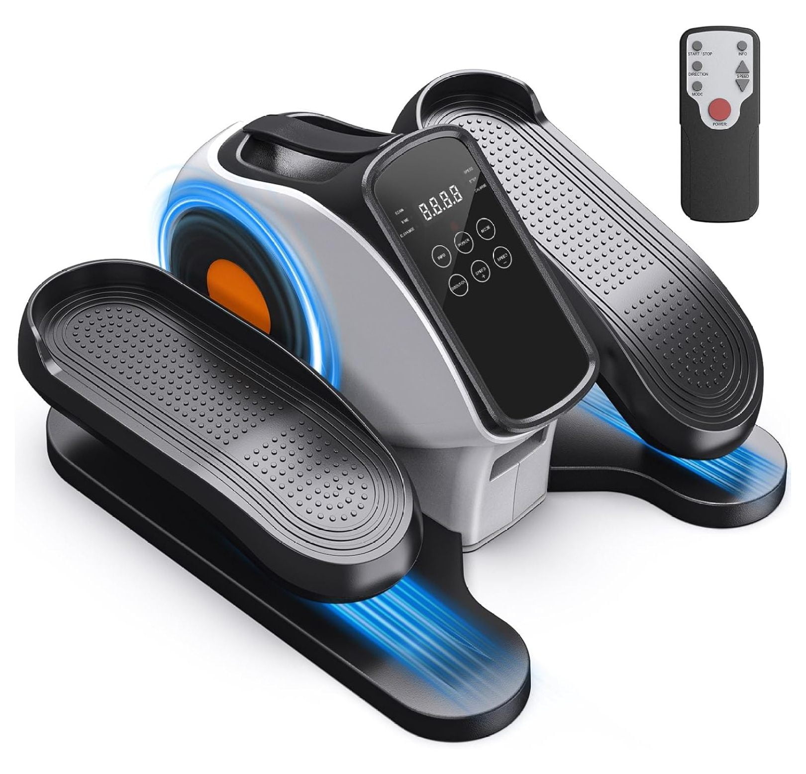 Under Desk Elliptical for Seniors, 2-in-1 Electric Leg Exerciser with ...