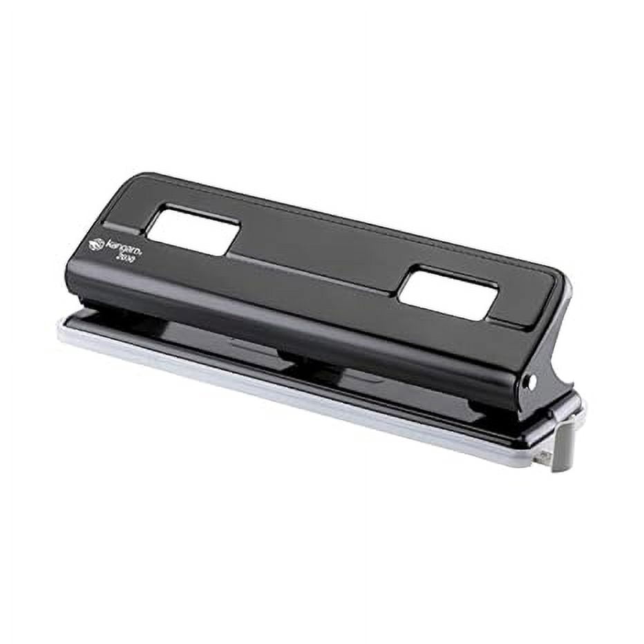 Desk Essentials 2030 3 Hole Metal Paper Punch | Removable Chip Tray ...